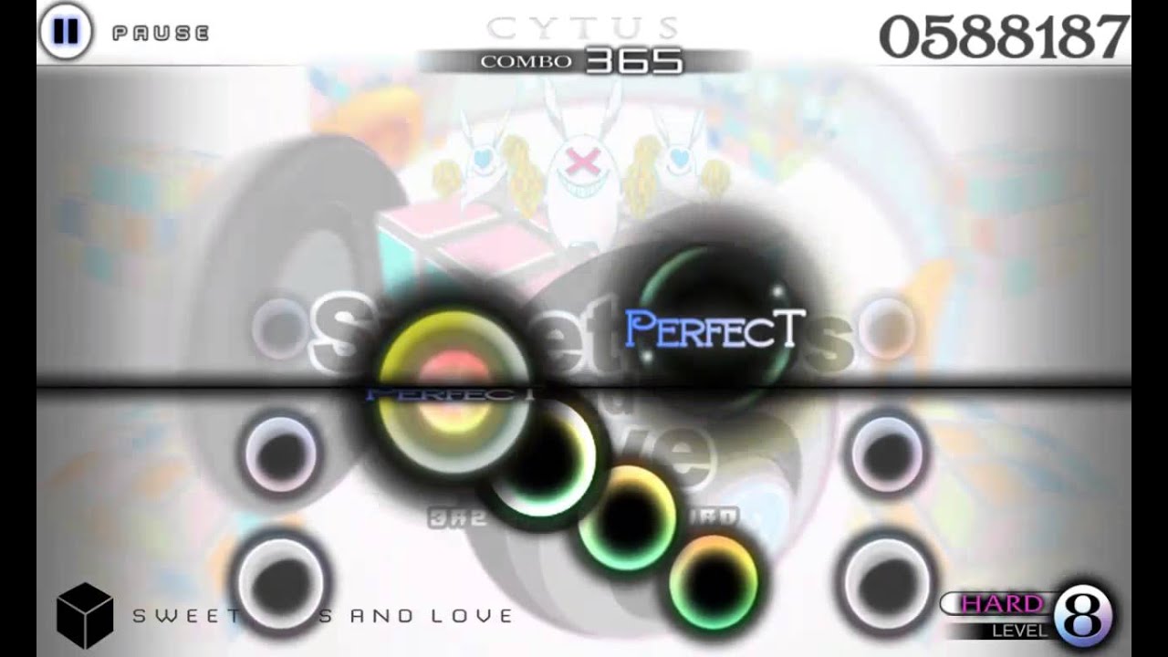 [Cytus] Cytus Gameplay - Sweetness and Love(Hard) - 997282 - YouTube
