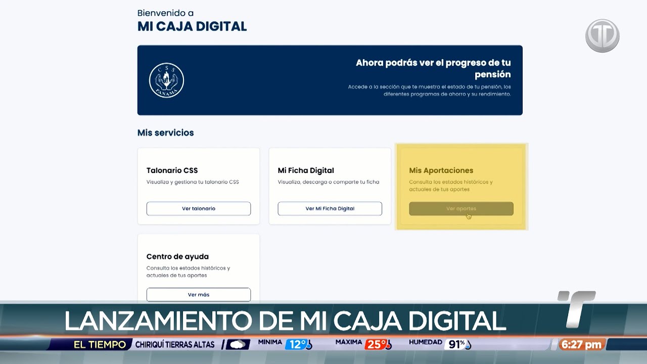 CSS realiza el lanzamiento de "Mi Caja Digital" - YouTube