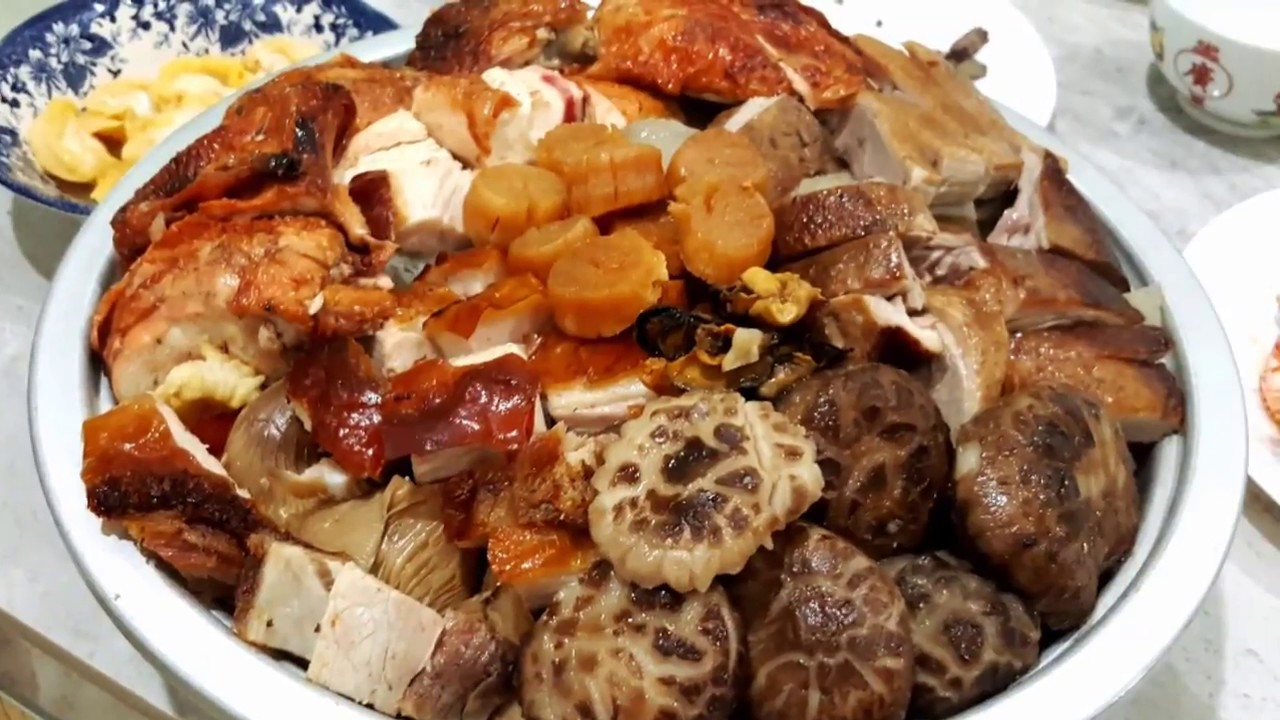 盆菜食谱 Poon Choi Recipe - YouTube