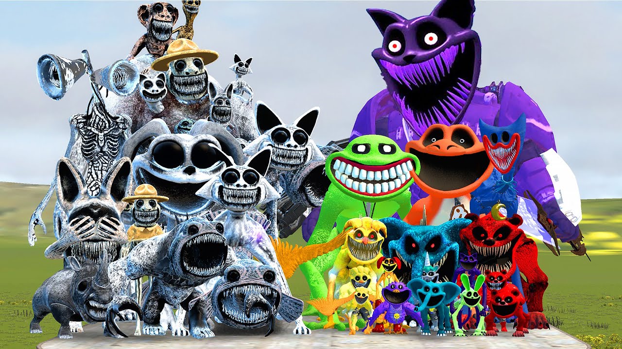 EVOLUTION SMILING CRITTERS NIGHTMARE CATNAP POPPY PLAYTIME CHAPTER 3 VS ...