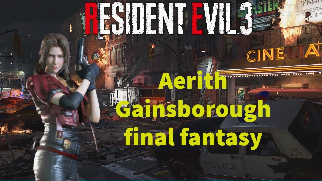 (SEXY MODS) - RESIDENT EVIL 3 REMAKE - AERITH GAISBOROUGH - FINAL ...