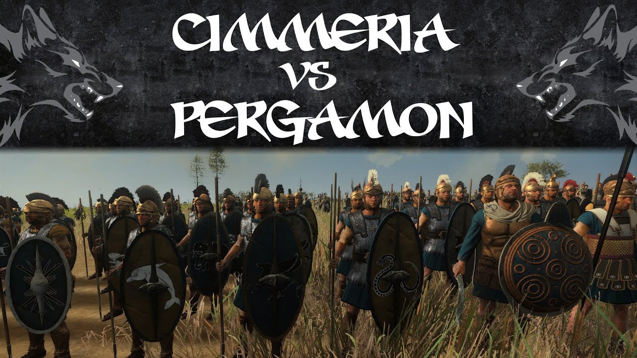 AMAZING Battle!!! | Cimmeria vs Pergamon | Total War Rome 2 Online ...