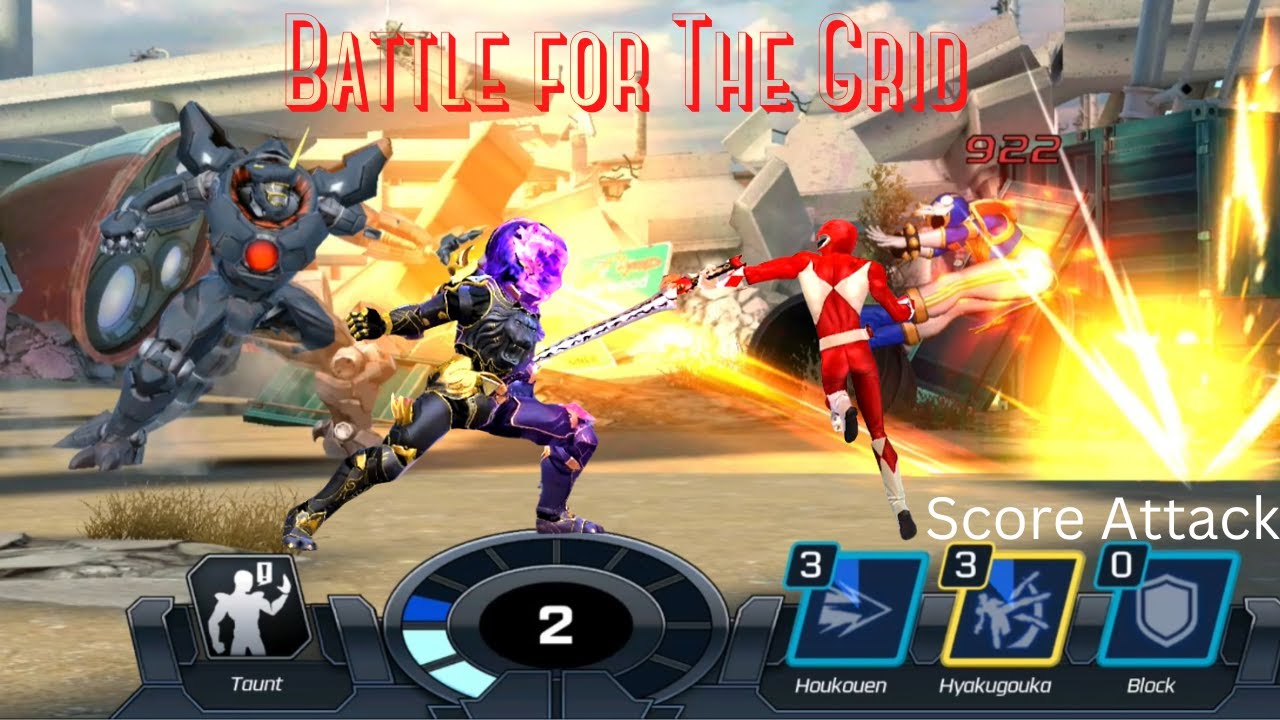 Battle for The Grid Score Attack Power Rangers Legacy Wars - YouTube