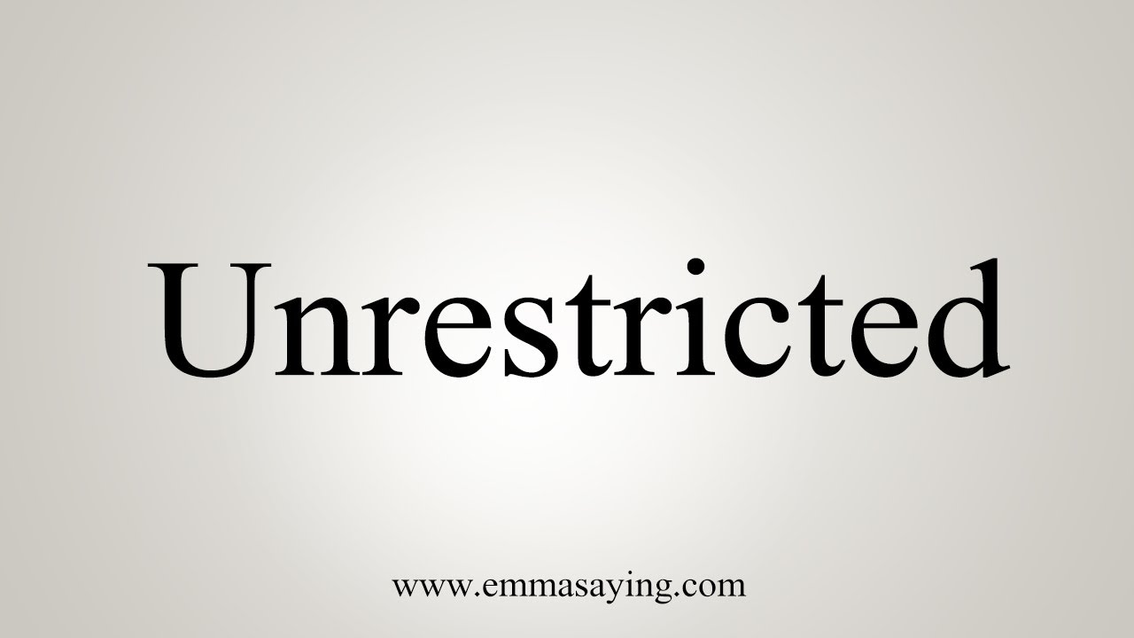 How To Say Unrestricted YouTube how-to-say-unrestricted-youtube