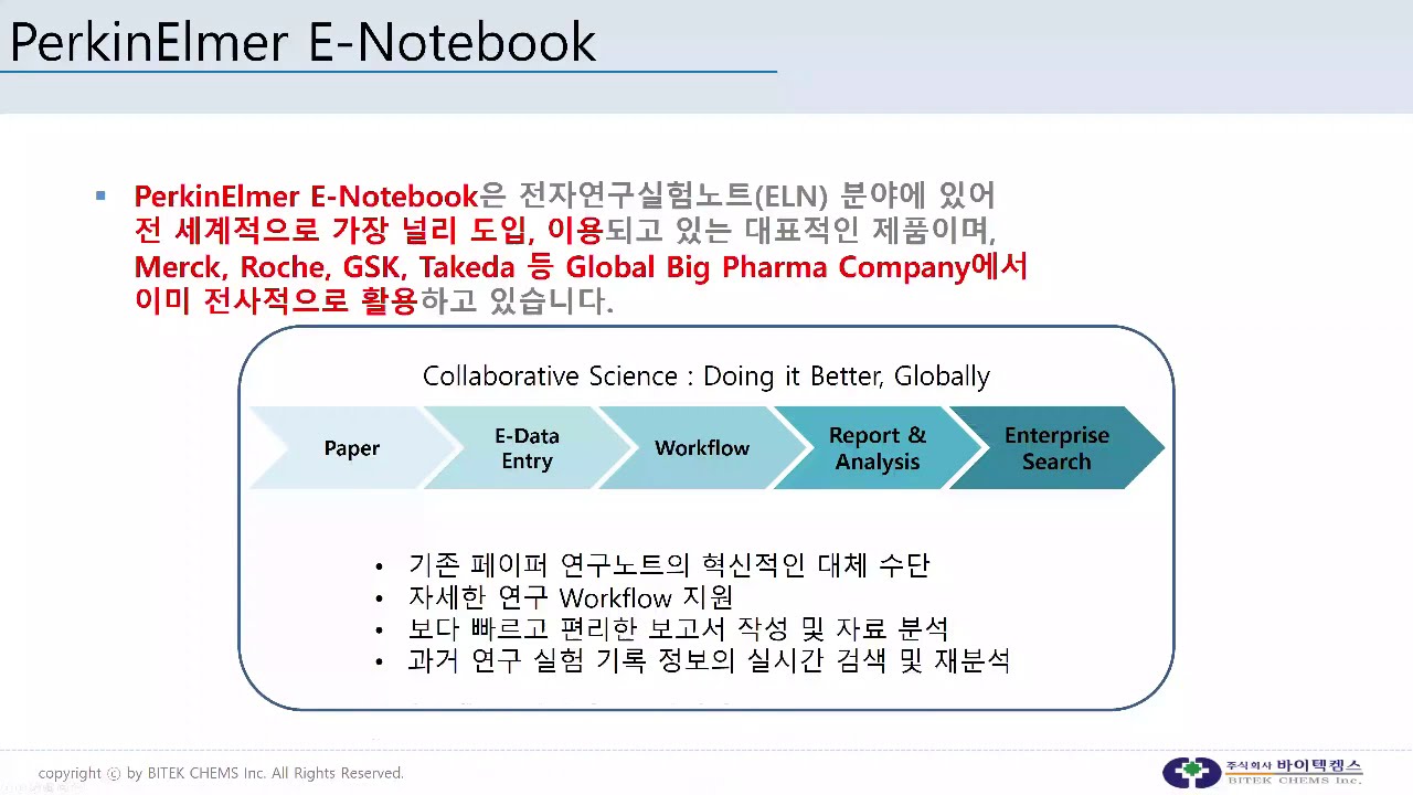 [PerkinElmer] E-Notebook 소개 - YouTube