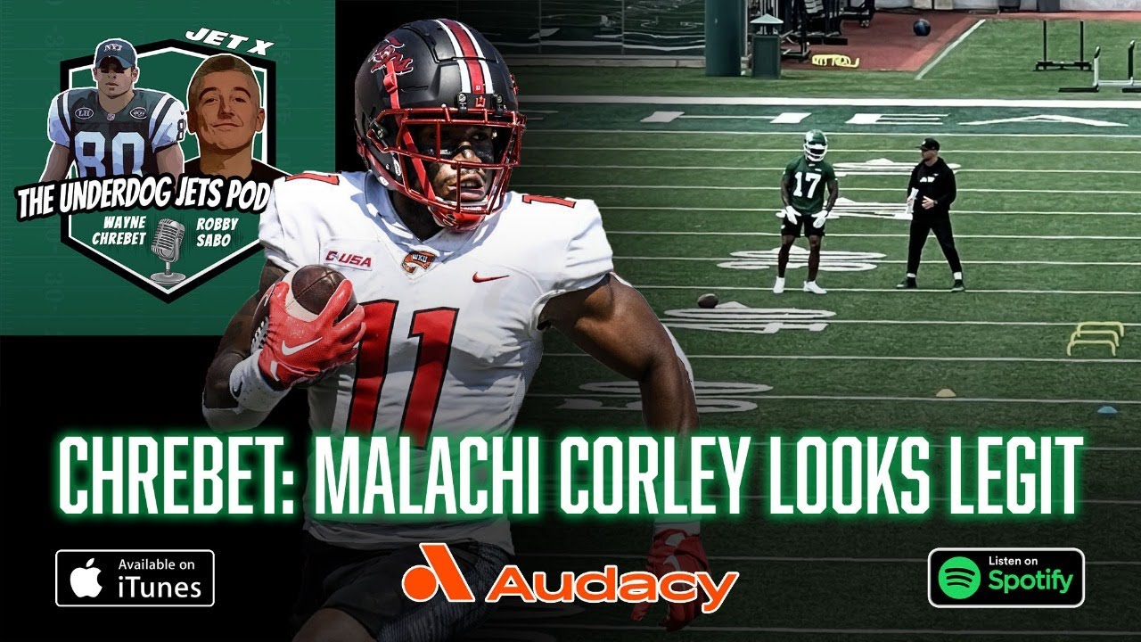 Wayne Chrebet ANALYZES NY Jets WR Malachi Corley | Underdog - YouTube