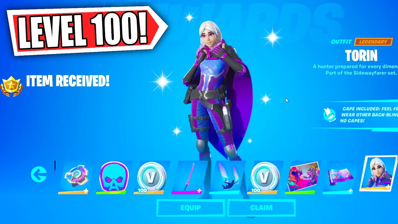 Fortnite Season 8 LEVEL 100 MAX UNLOCKED Battlepass! (Chapter 2) - YouTube