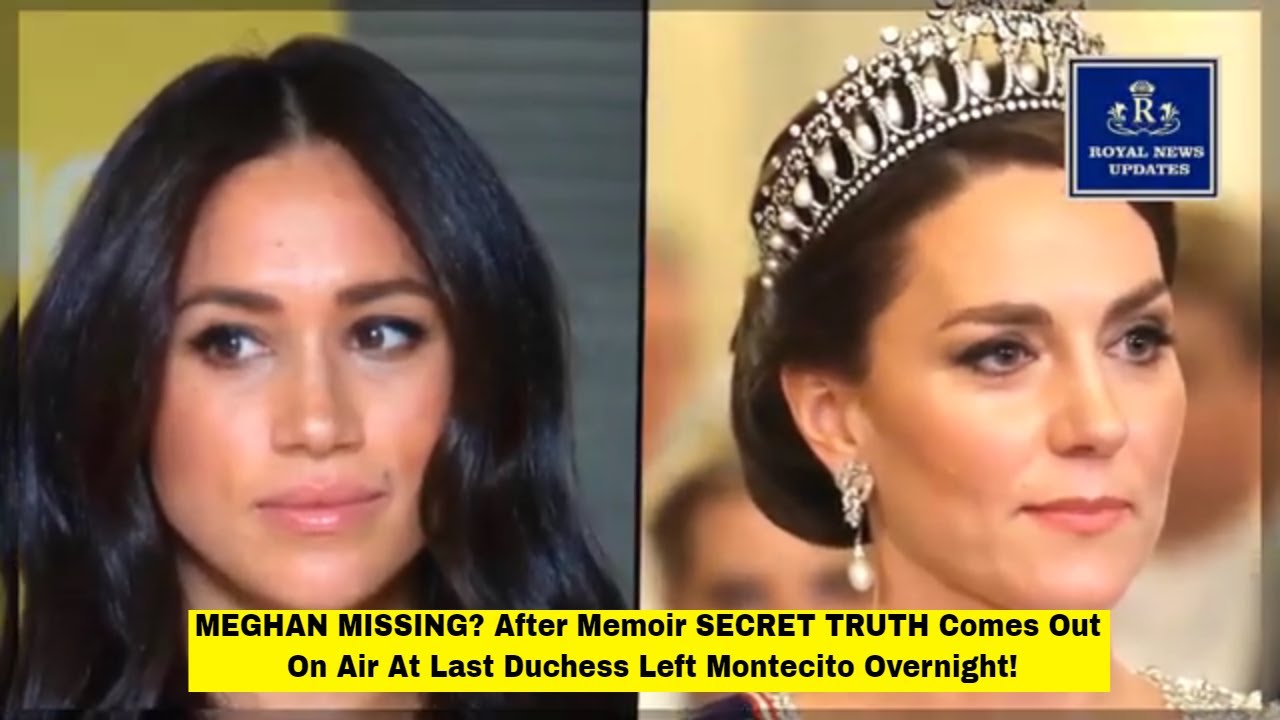 MEGHAN MISSING? After Memoir SECRET TRUTH Comes Out On Air At Last ...