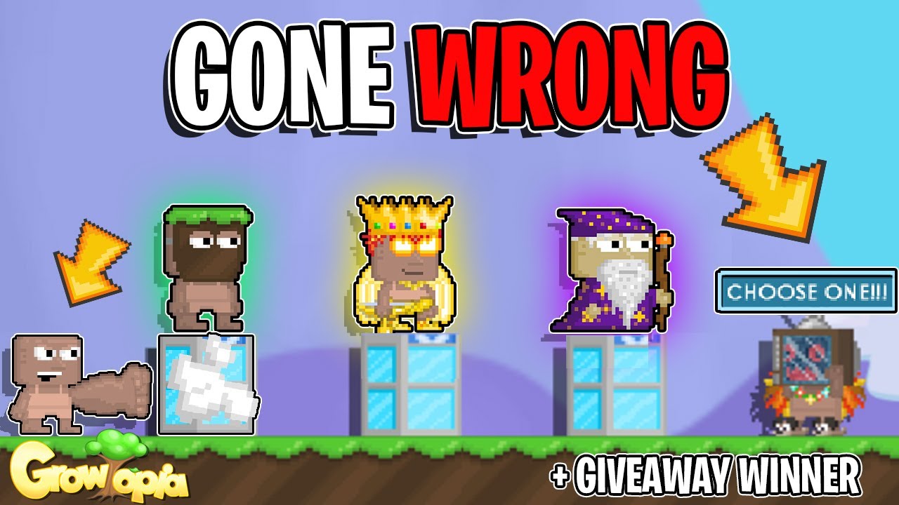 CHOOSE ONE + GIVEAWAY WINNER - Growtopia - YouTube