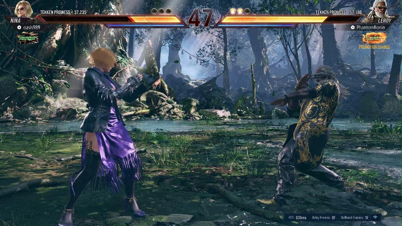 TEKKEN8 - Closed Network Test_20230730101959 LEROY RANKED VS NINA - YouTube