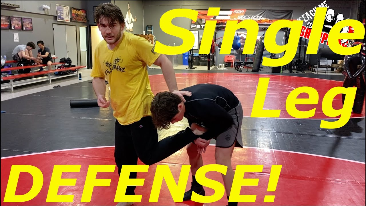 3 Move Series to DEFEND the Single Leg Takedown! - YouTube