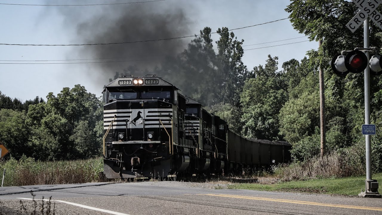 Railfanning on the NS Buffalo Line #8 - YouTube