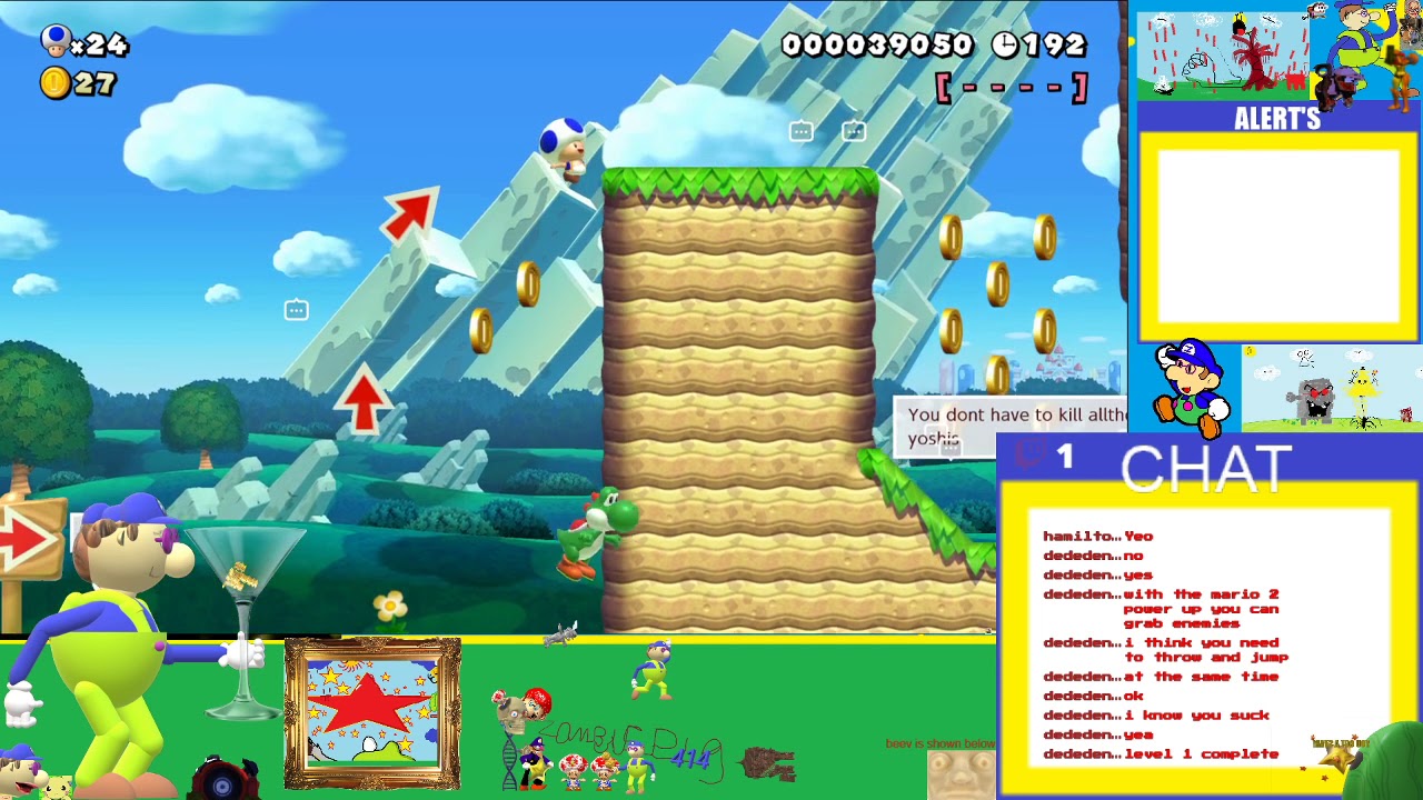 smm2 but play the game and we stream it (stream) - YouTube