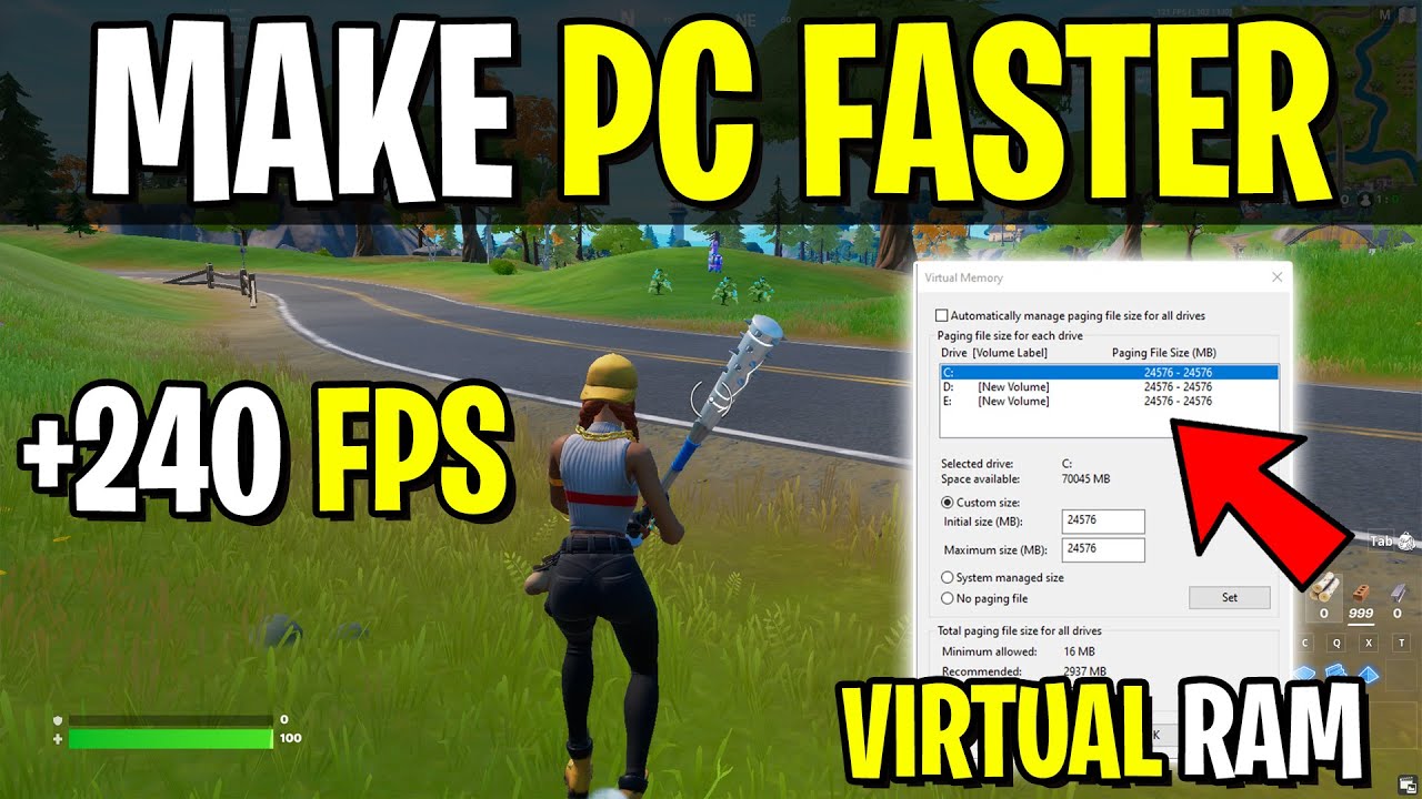 How To Increase VIRTUAL MEMORY In Windows 10 11 How To BOOST FPS In How To Increase VIRTUAL MEMORY In Windows 10 11 How To BOOST FPS In