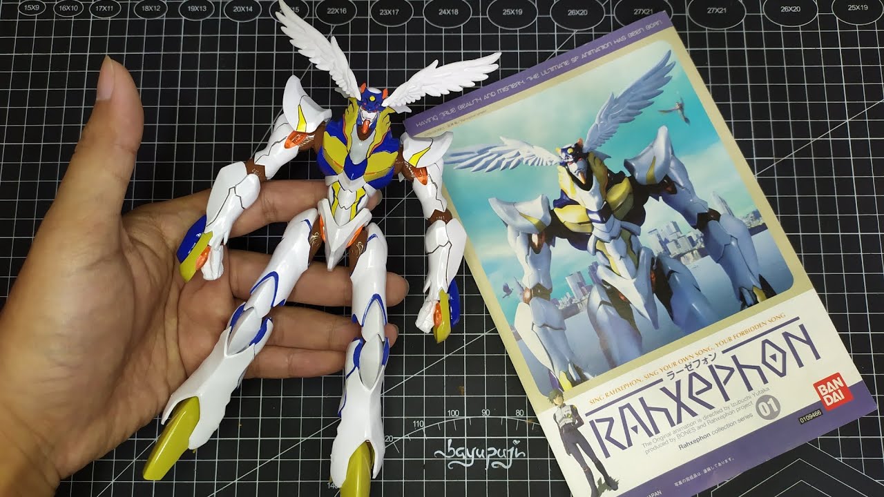 (English subtitle) Quick review Model Kit Bandai Rahxephon painted ...