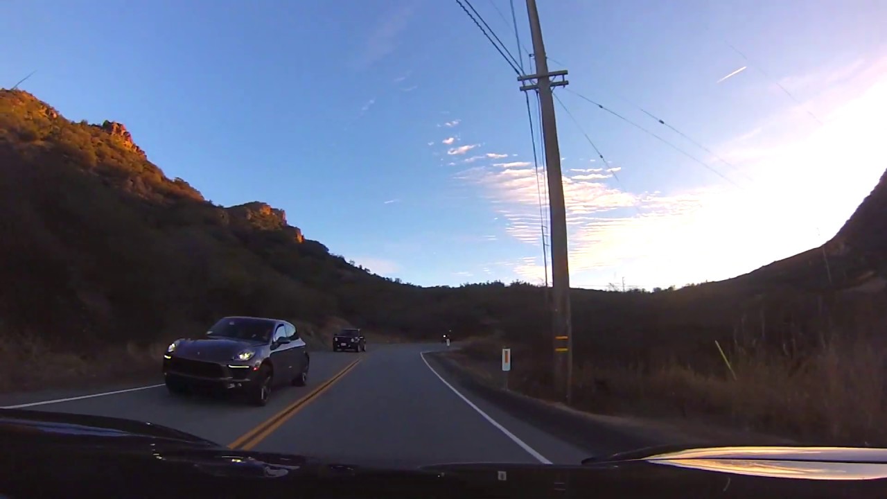 Driving Westlake To Malibu Beach - Decker Canyon - YouTube