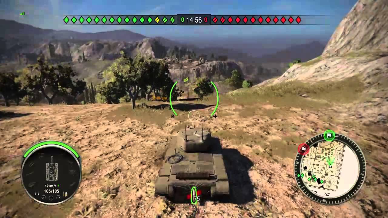 World of tanks game play - YouTube