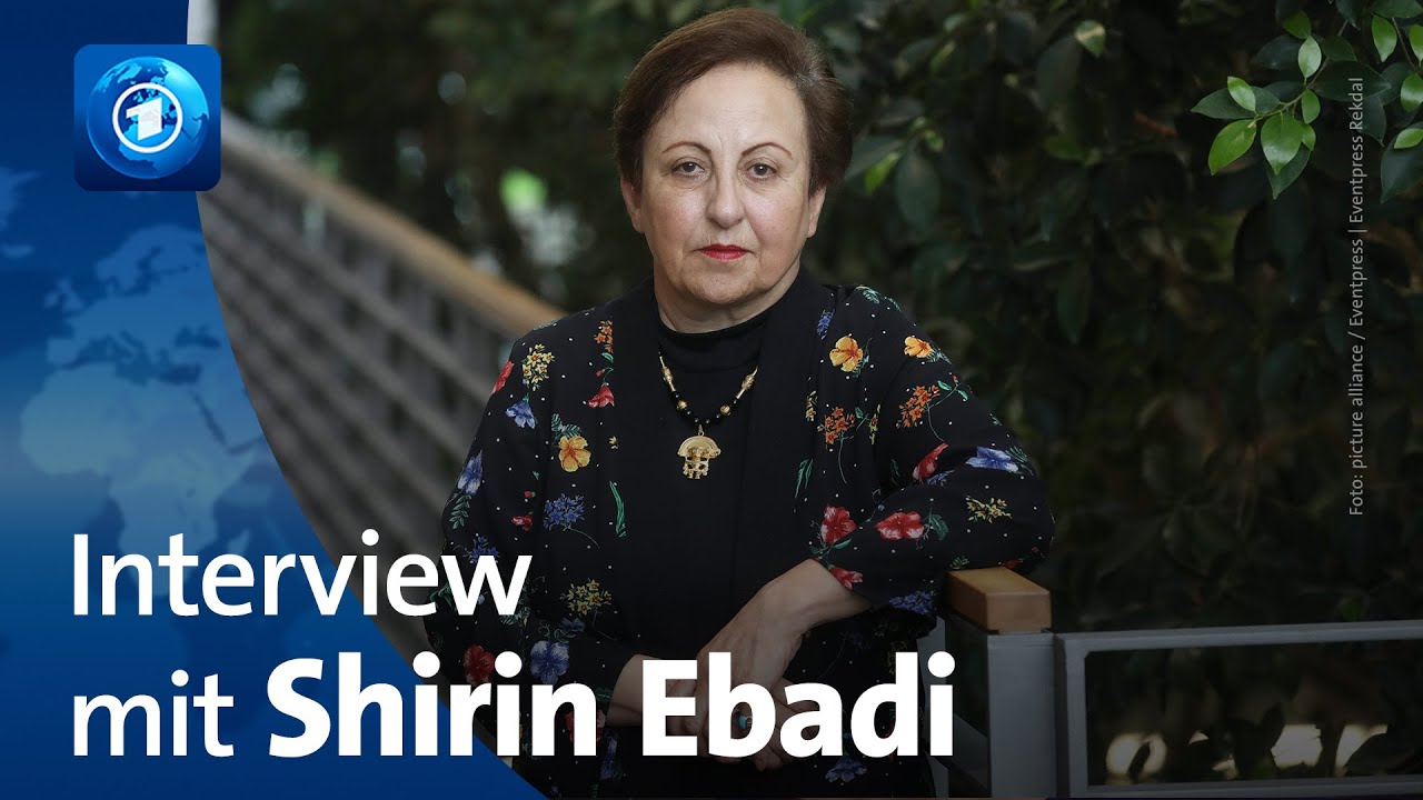 Menschenrechtsaktivistin und Friedensnobelpreisträgerin Shirin Ebadi im ...