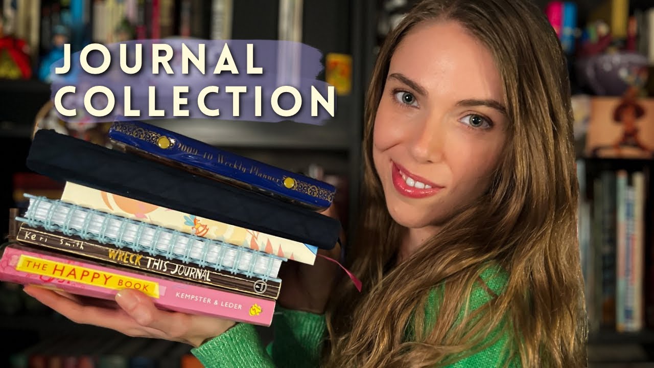 ASMR Journal Collection: Journals I DO Use! 📖 Book Sounds, Page Turning ...