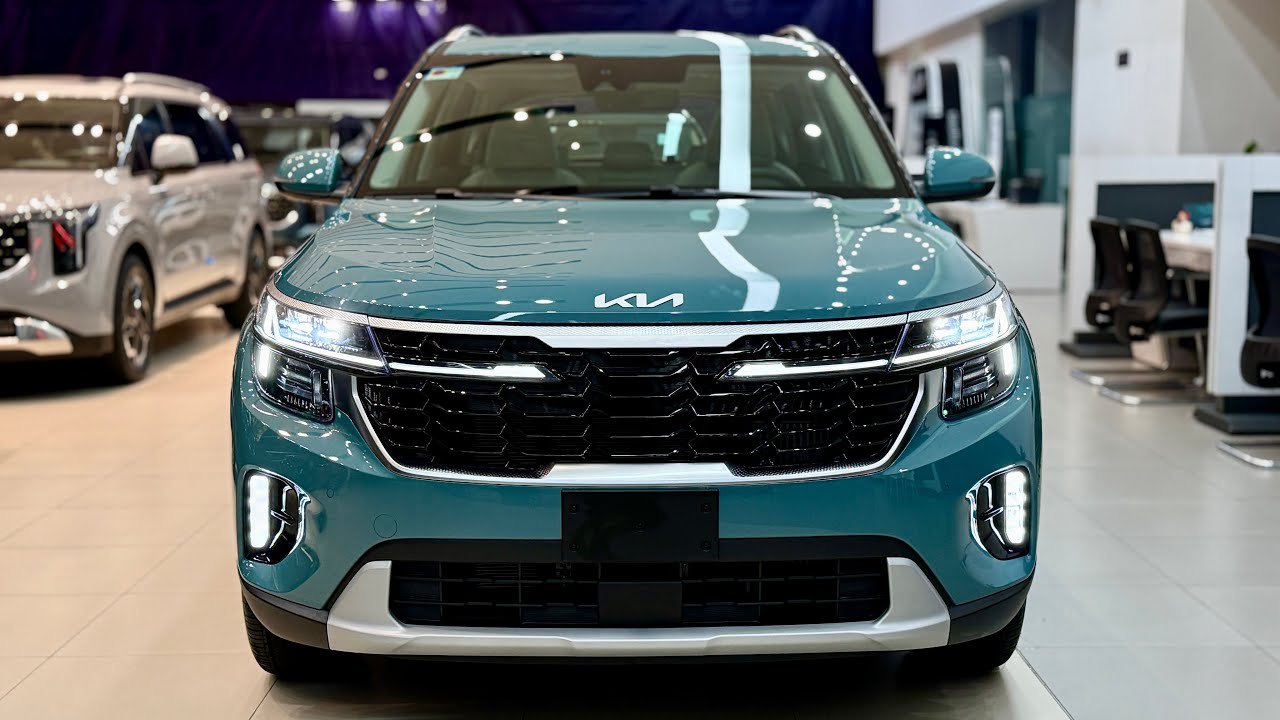 New Kia SELTOS (2025) - 1.4L Turbo Luxury Compact SUV | Green Color ...