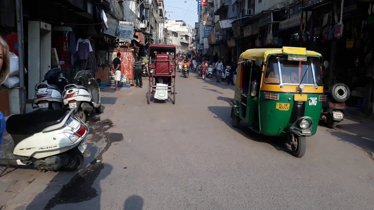 Bharat Nagar New Delhi Main Bazar road - YouTube