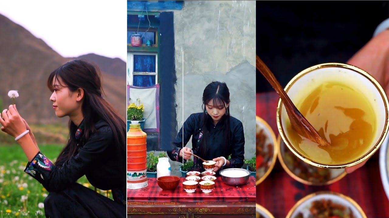 Traditional Tibetan Cuisine-Sweet fruit rice - YouTube