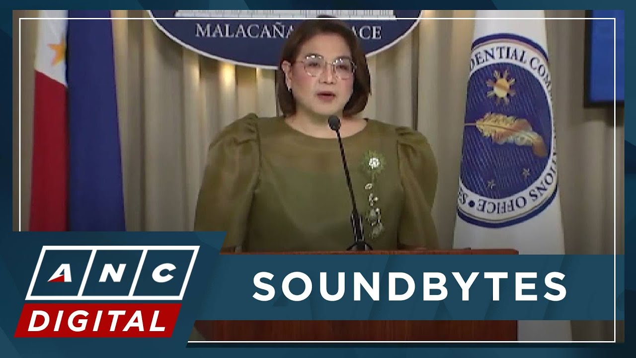 WATCH: Malacañang press conference on OVP budget, Tantoco death, new ...