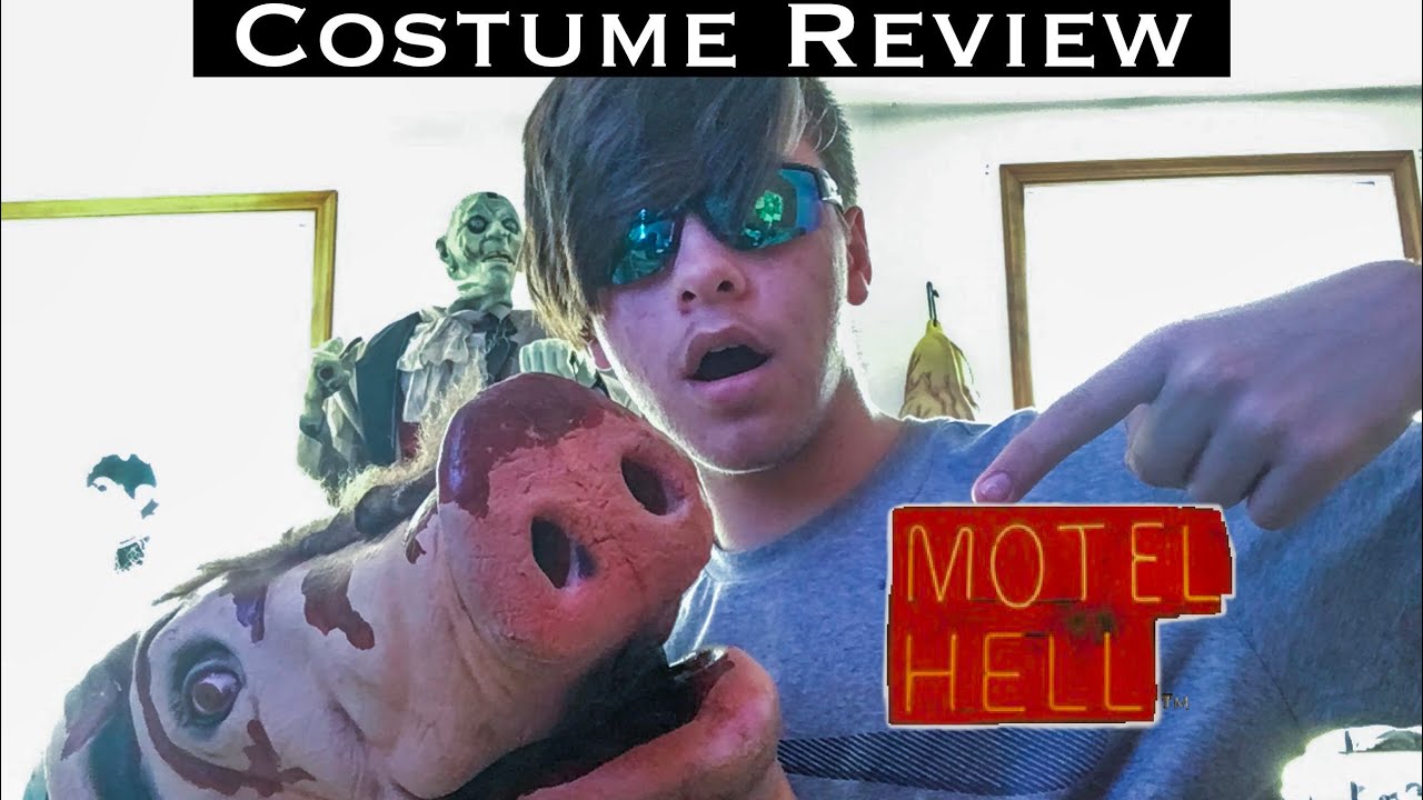 Motel Hell Vincent Pig Costume (UNBOXING AND REVIEW) - YouTube