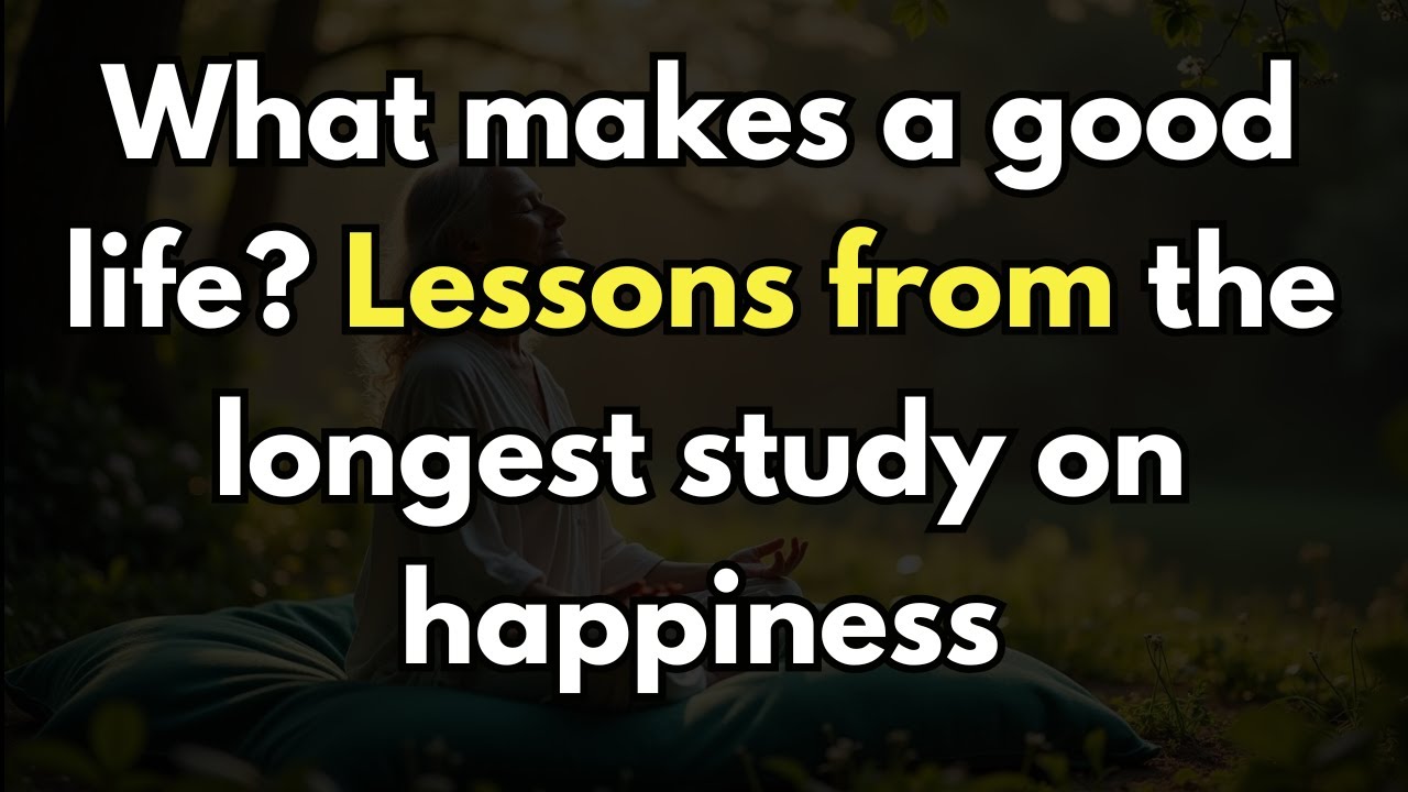 What makes a good life Lessons from the longest study on happiness ...