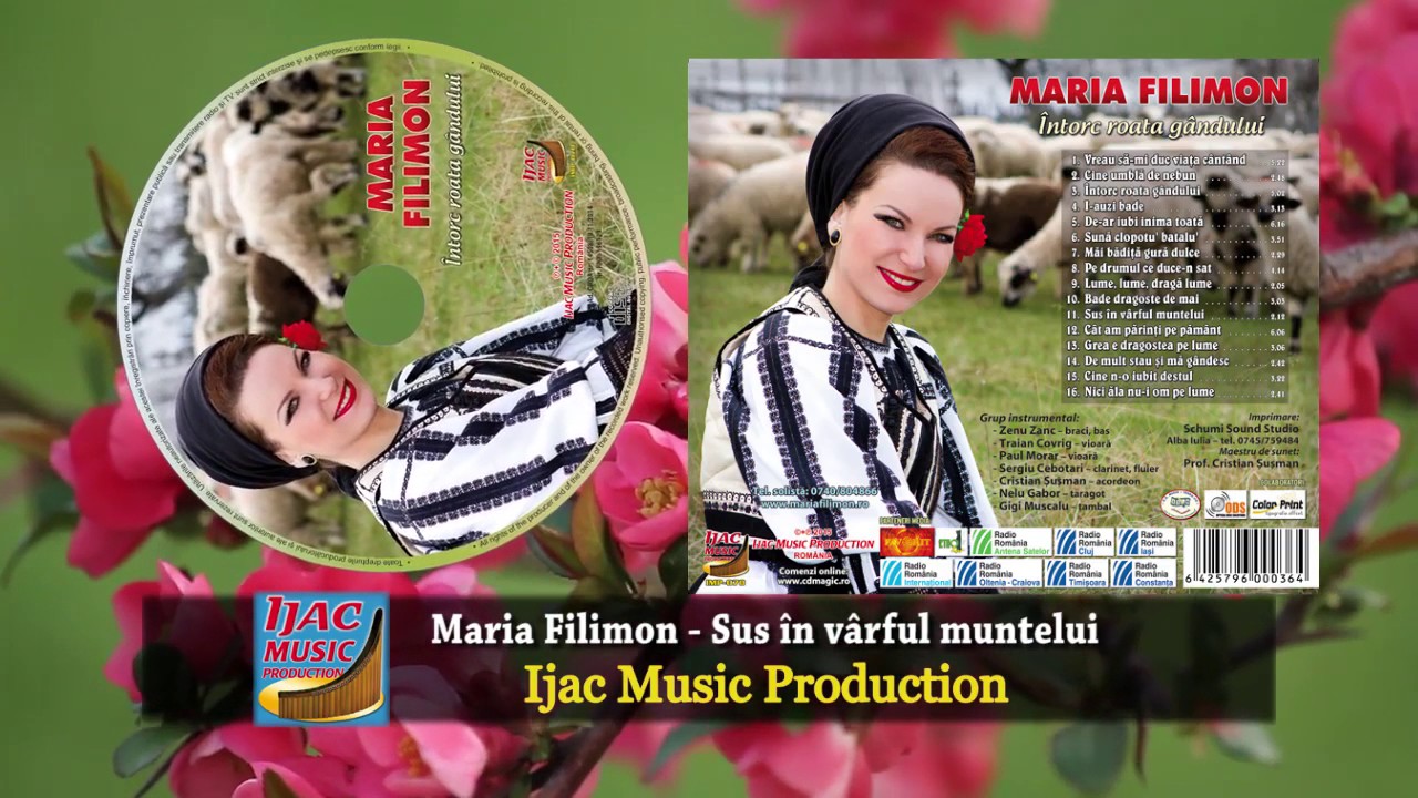 Maria Filimon - Sus în vârful muntelui - YouTube
