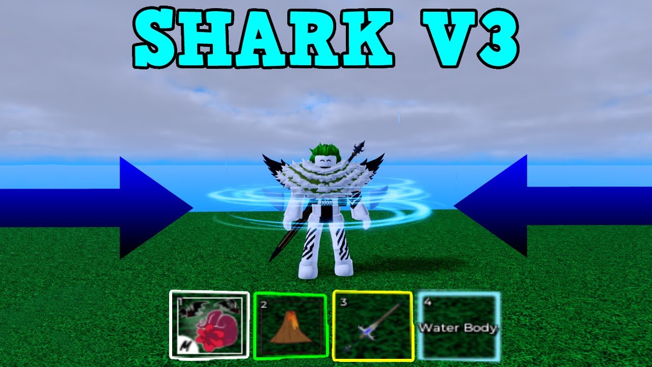 MASTERING SHARK RACE FROM V1 TO V4 (PART 2) | ROBLOX | BLOX FRUITS ...