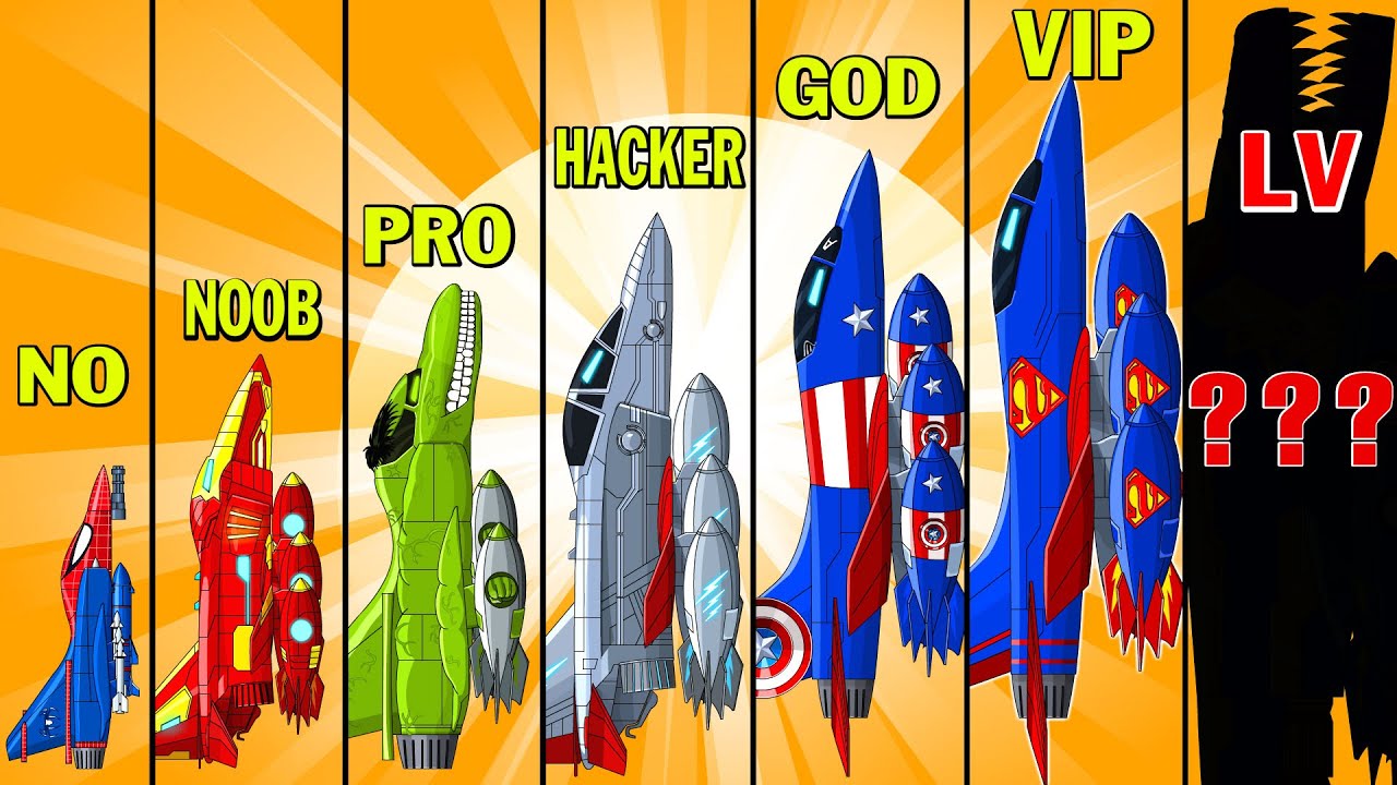 THE EVOLUTION OF THE SUPERHERO PLANE - Cartoons about tank/Nina tank ...