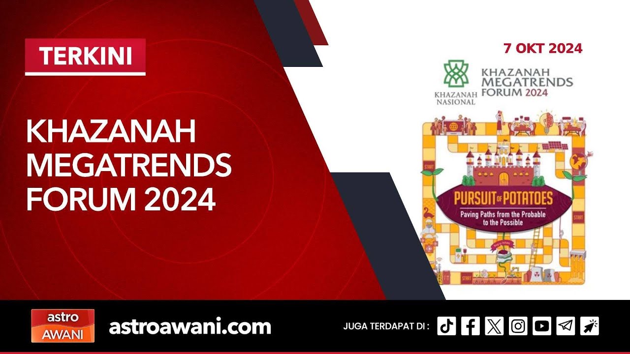[LANGSUNG] Khazanah Megatrends Forum 2024 | 7 Oktober 2024 - YouTube