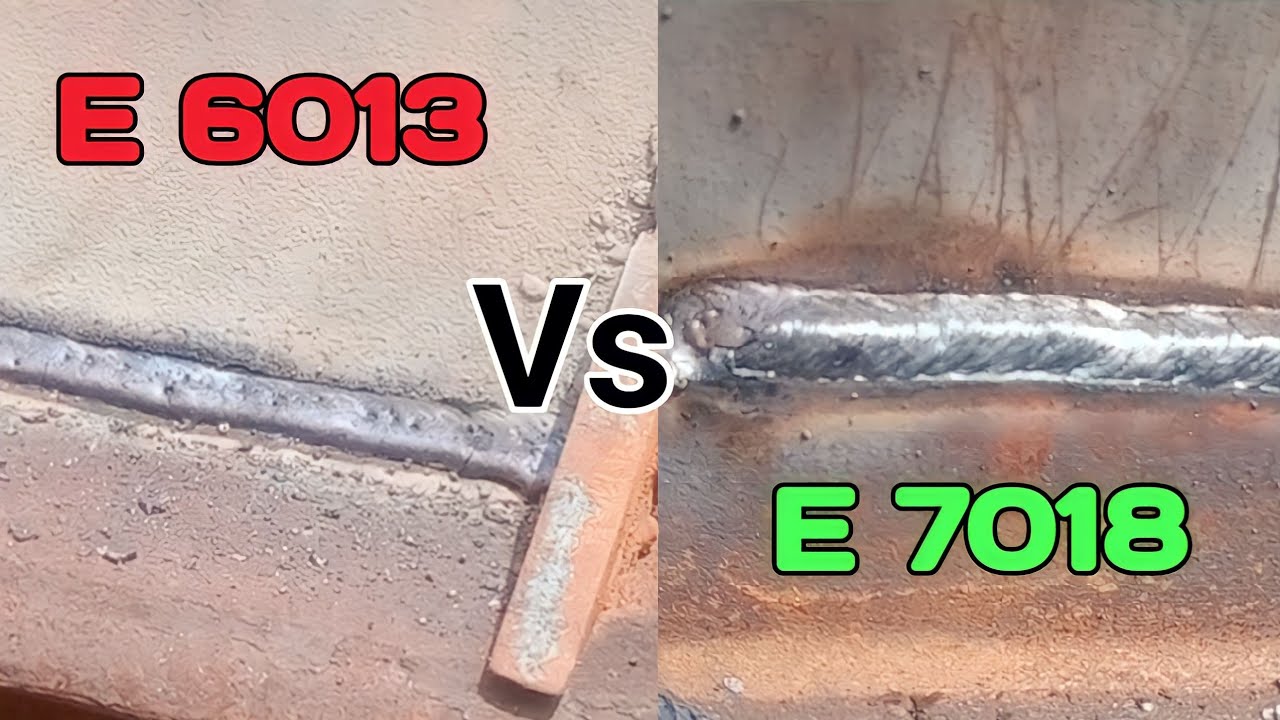 E 6013 Welding VS E 7018 Welding - YouTube