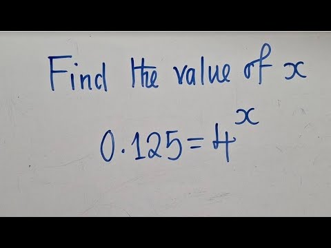 How to find the value of x - YouTube