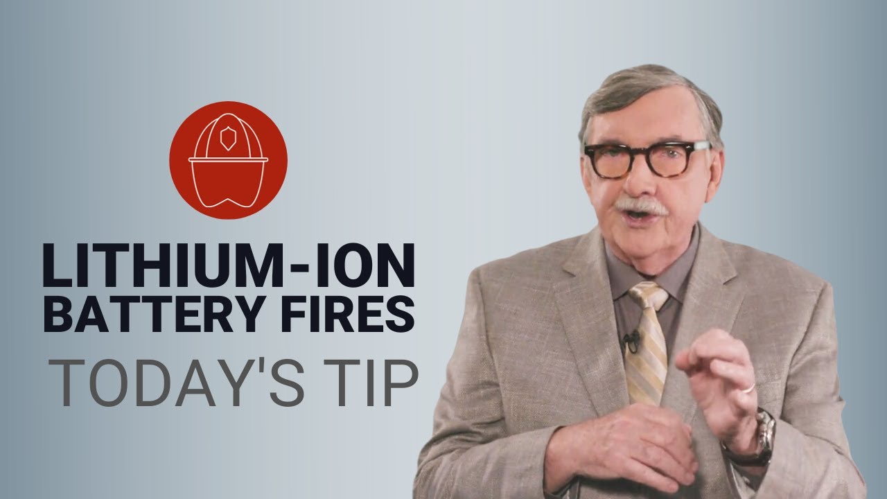 Lithium-Ion Battery Fire Response - Today's Tip from Lexipol - YouTube
