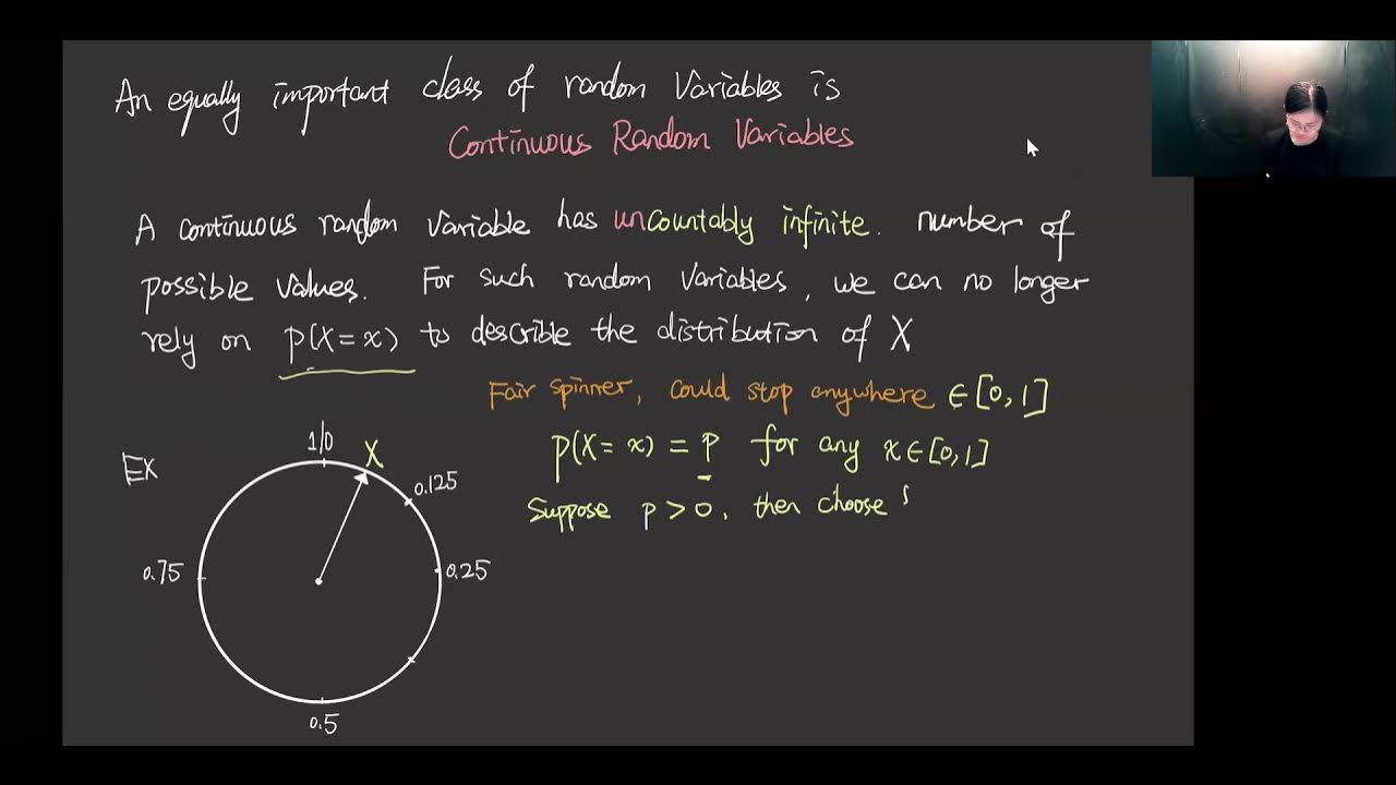 Week4 Video 5 Continuous Random Variable CDF PDF - YouTube