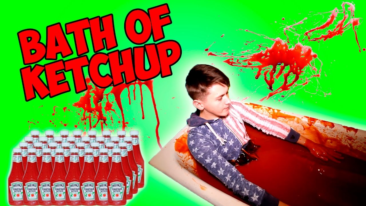 KETCHUP BATH CHALLENGE! - YouTube