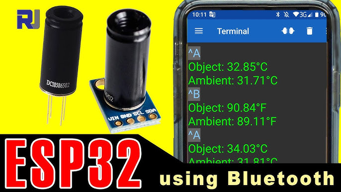 MLX90614 Non-contact Infrared Temperature Sensor With ESP32, 51% OFF