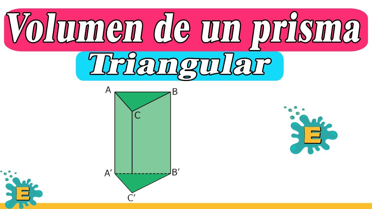 VOLUMEN de un prisma triangular - YouTube