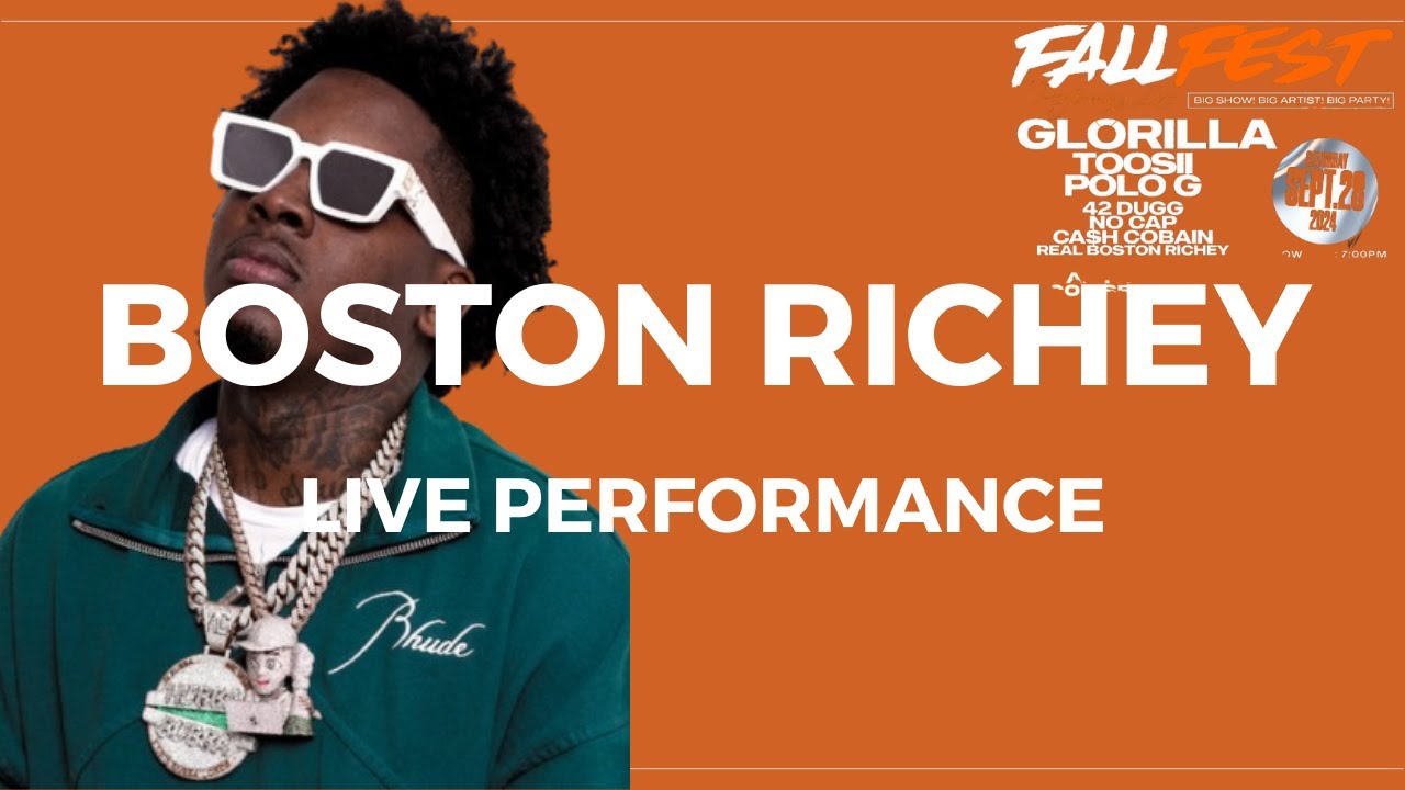 REAL BOSTON RICHEY LIVE PERFORMANCE - YouTube