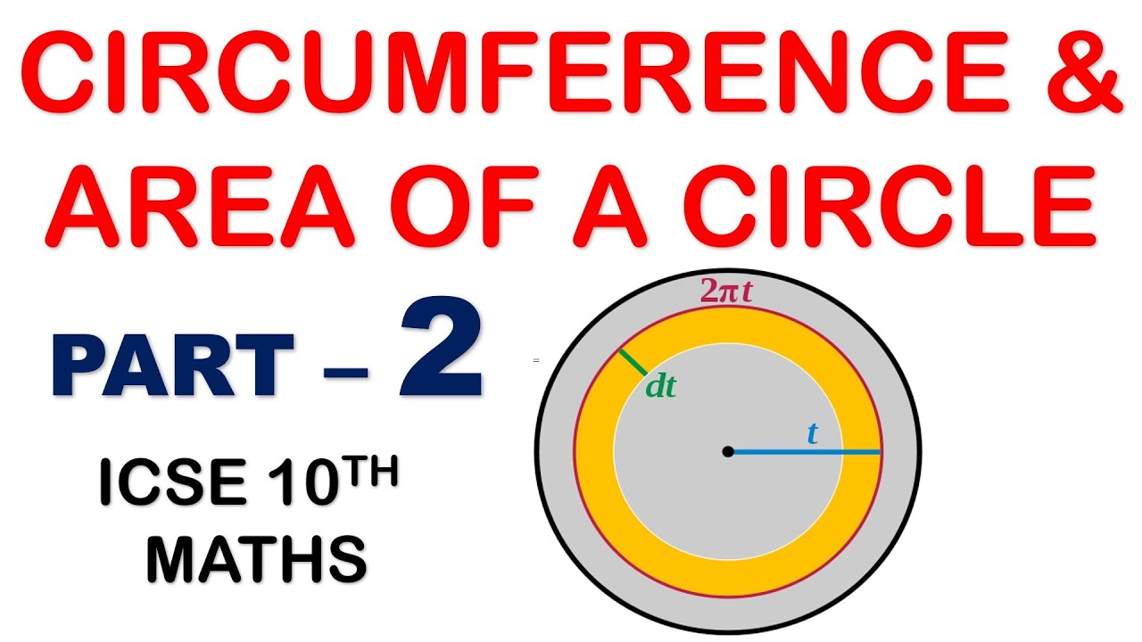 SEMI-CIRCLE (part-2) | Circumference & Area of a Circle | Mensuration ...