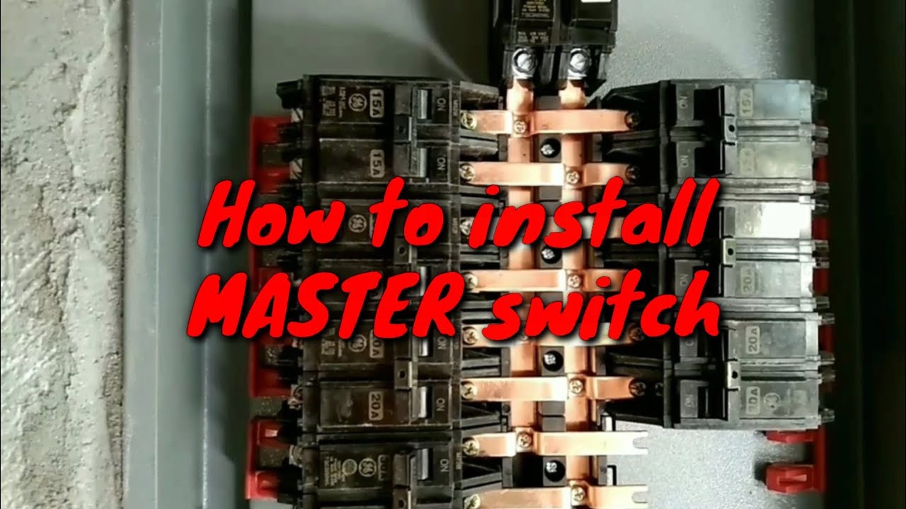 HOW TO INSTALL MASTER SWITCH | ELECTRICAL INSTALLATION - YouTube