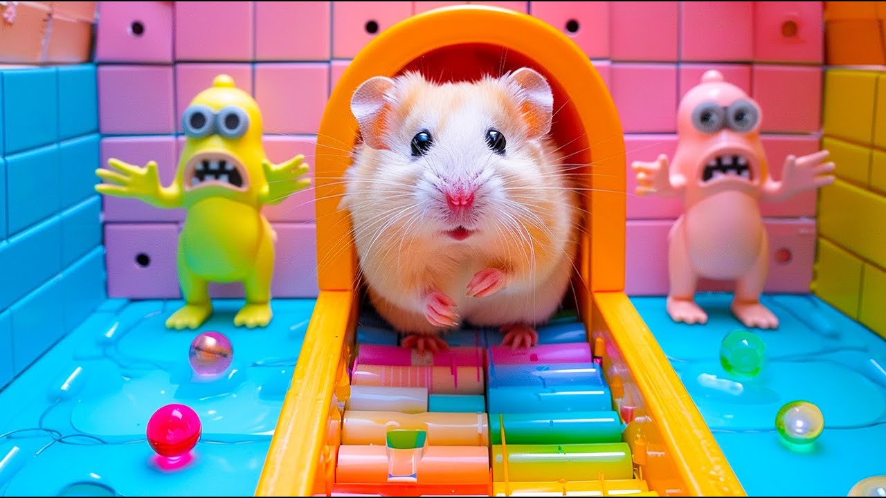 Hamster Maze Challenge The Most Difficult Maze Eve 🐹 DIY Hamster Maze - YouTube