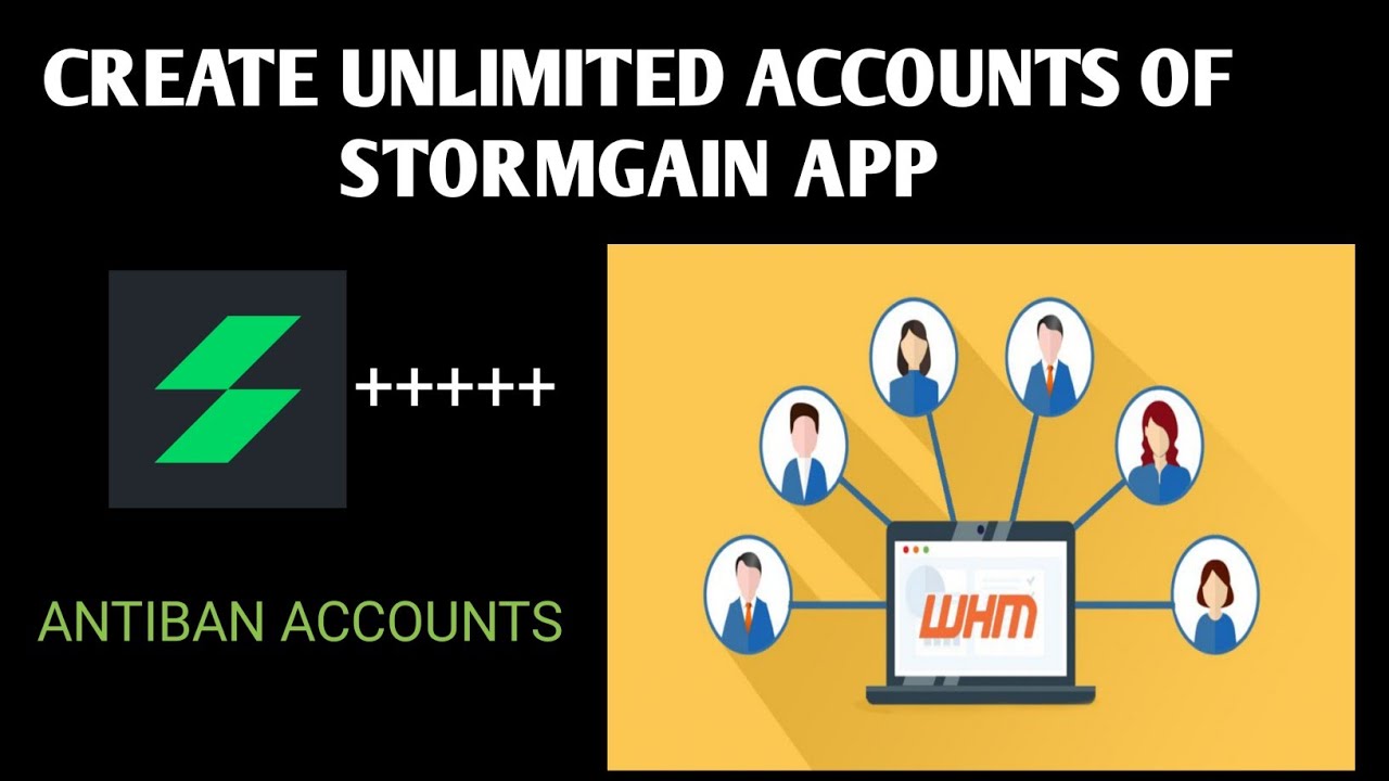 How To Create Multiple Accounts In StormGain App | Crypto Traders - YouTube