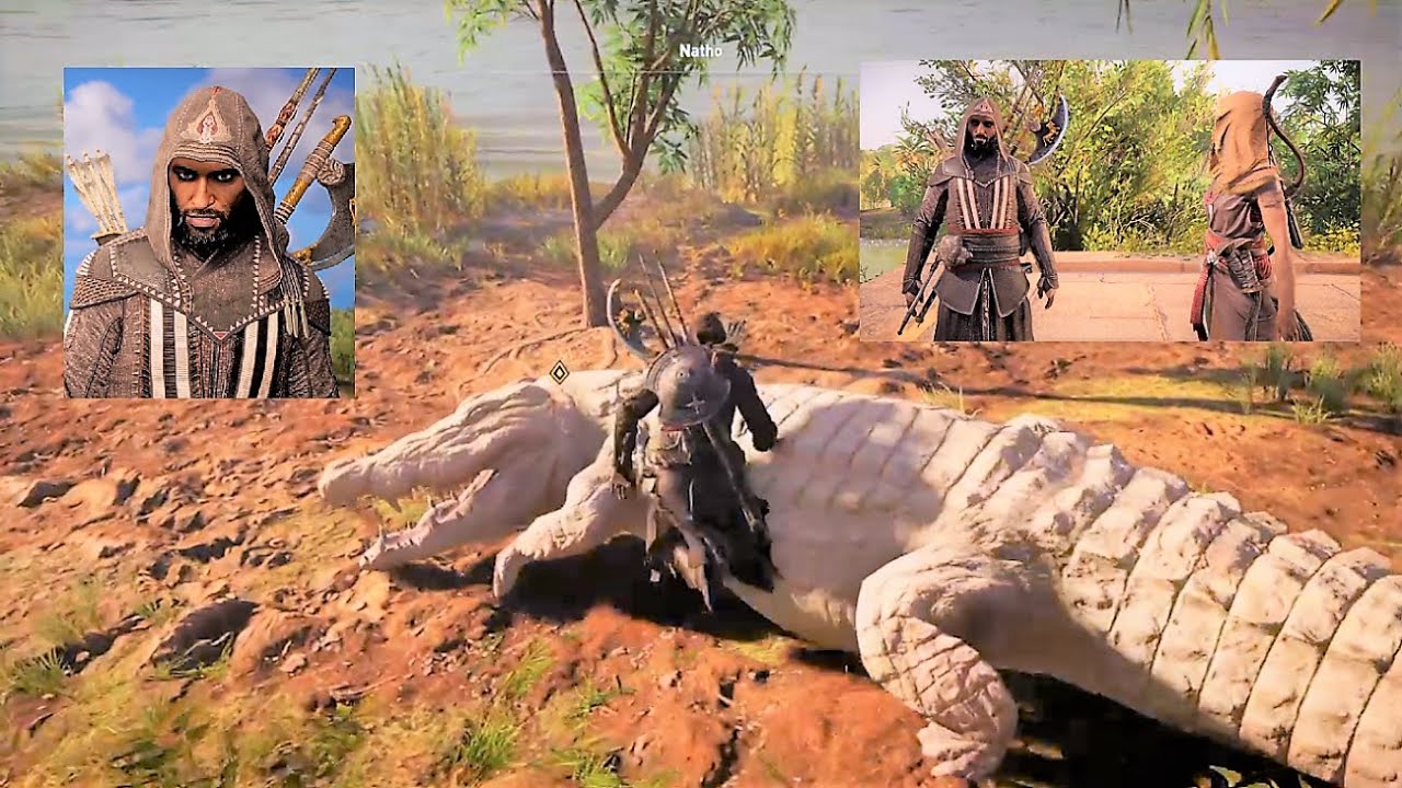 Rescue the Giant Crocodile - Assassin's Creed Origins - YouTube