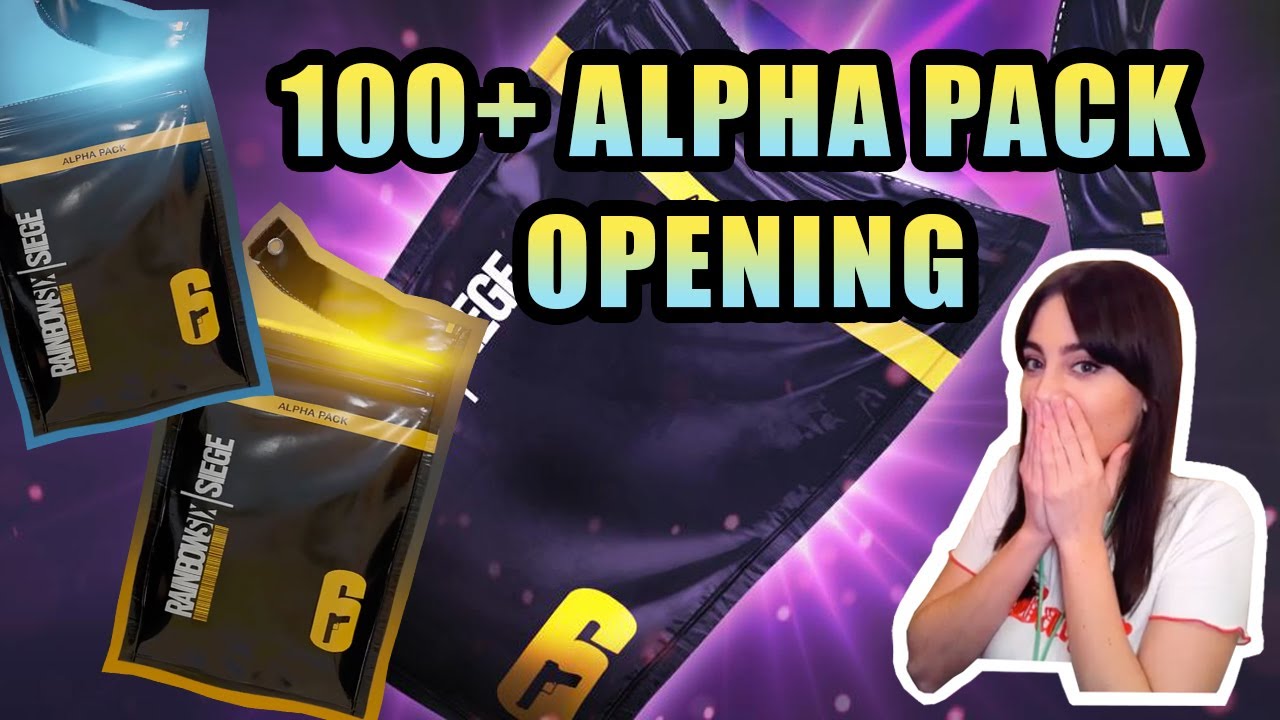 ALPHA PACK OPENING 100+ Alpha Packs Rainbow Six Siege - YouTube