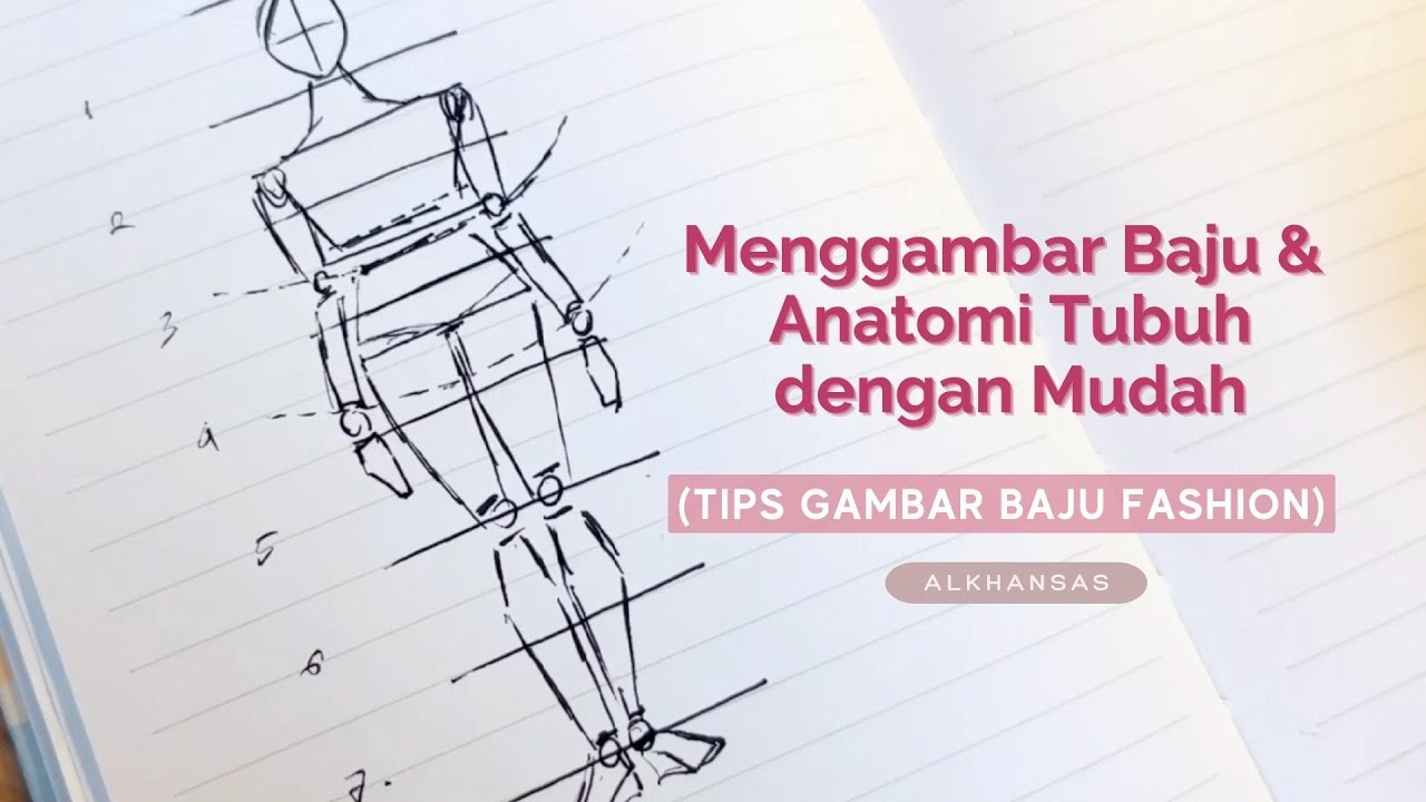 Menggambar Baju dan Anatomi Tubuh dengan Mudah (Tips Gambar Baju ...