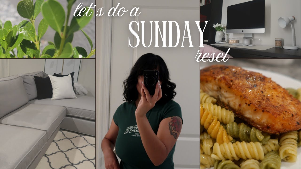 Sunday Reset | spring cleaning + pampering - YouTube