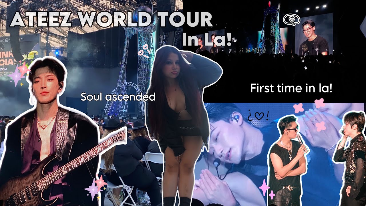 Ateez concert vlog| Towards The Light in LA ( first time seeing ateez ...